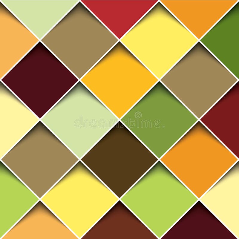 Designschablone Des Quadrats 3d Vektor Abbildung - Illustration von ...