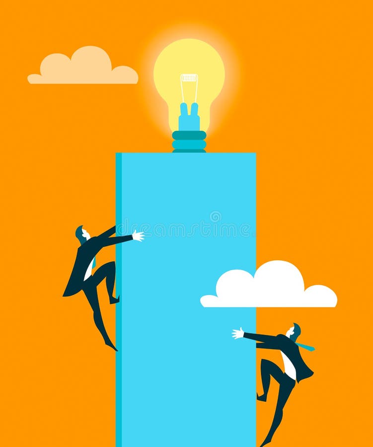 Desire To Beat the Opponent and Get Idea Stock Vector - Illustration of ...