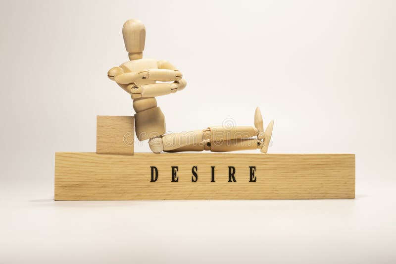 DESIRE is Written on a Wooden Surface. Personal Development and ...