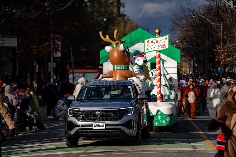 Desjardins Parade Float in Santa Claus Parade Toronto. Editorial Photo ...