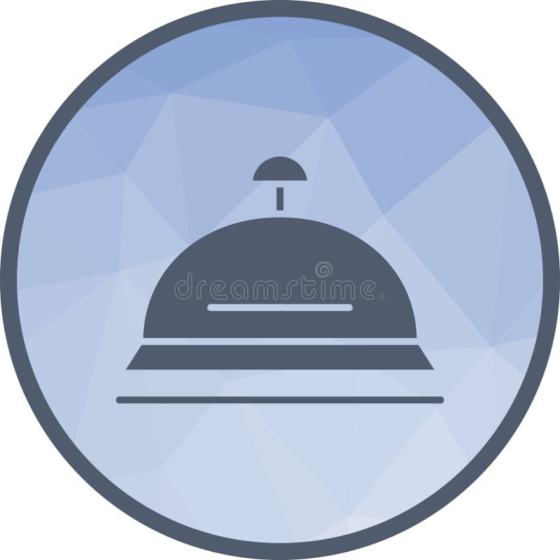 Desk Bell Icon Vector Image. Stock Vector - Illustration of concept ...