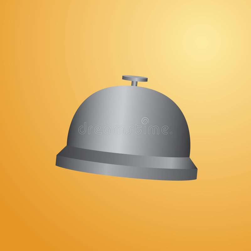 Desk Bell with Reflections 3d Render Stock Illustration - Illustration ...