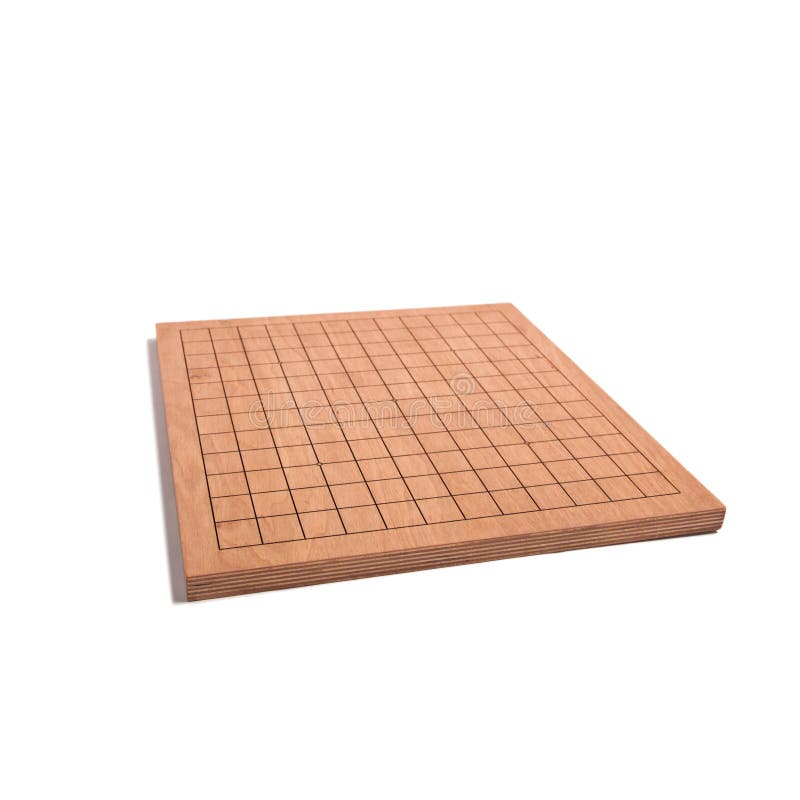 Empty Desk for Board Game Go Stock Image - Image of isolate, board ...