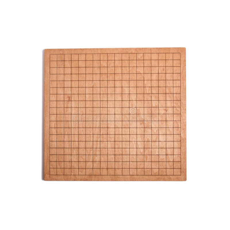 Desk for Board Game Go. Top View Stock Image - Image of isolate, bones ...