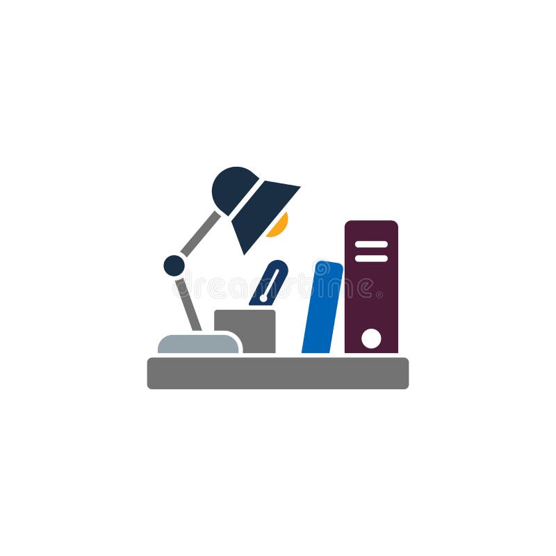 Desk Business Logo Icon Design Stock Vector - Illustration of design ...