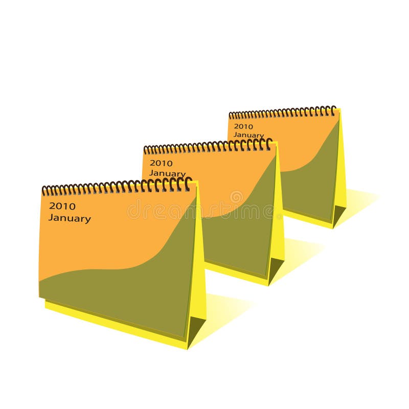 Desk calendar stock vector. Illustration of white, icon - 11134449