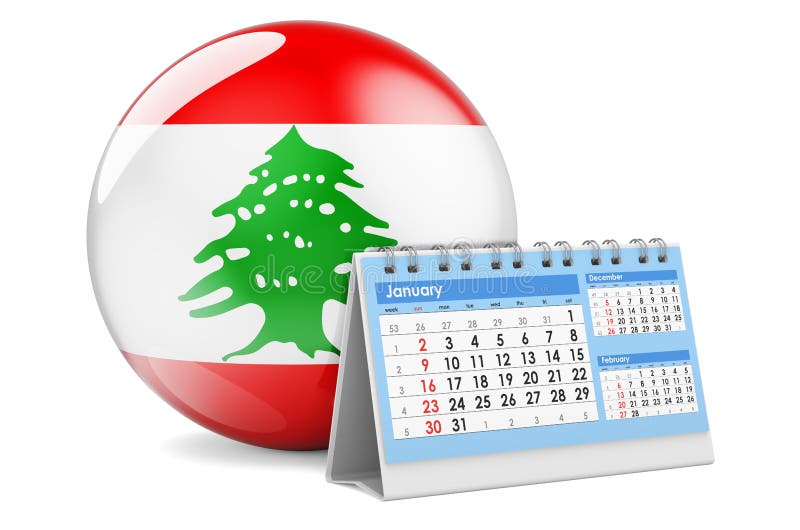 Lebanon Calendar Stock Illustrations – 34 Lebanon Calendar Stock ...