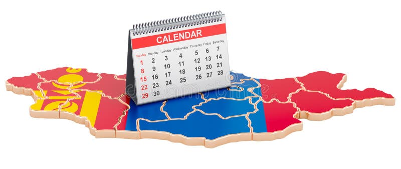 Mongolia Calendar Stock Illustrations – 48 Mongolia Calendar Stock ...