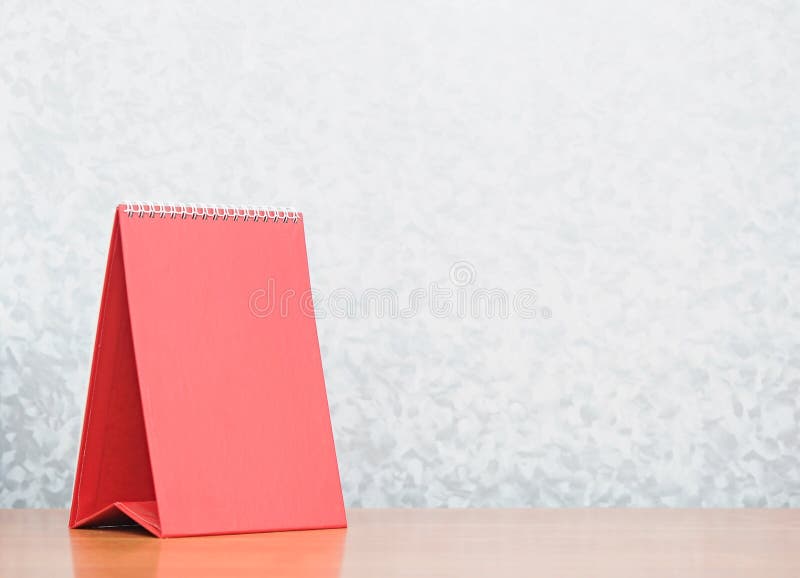 Desk calendar on table stock image. Image of time, paper - 26705915
