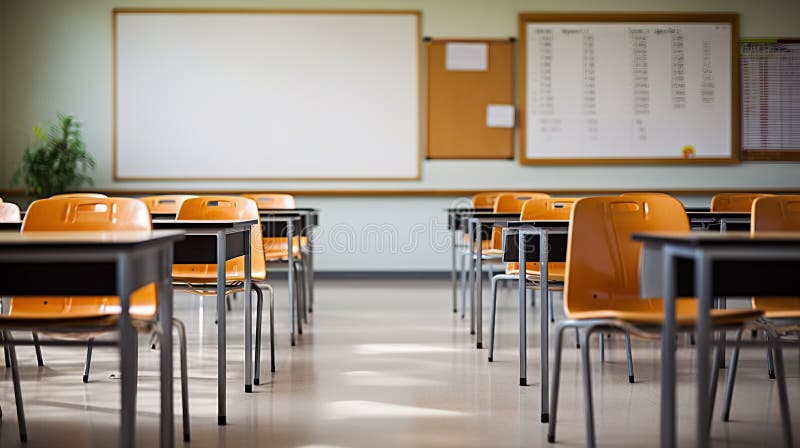 Desk and Chairs in Classroom Creating a Welcoming Environment for ...