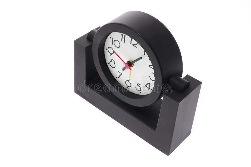 Desk Clock stock photo. Image of time, studio, punctuality - 7221814