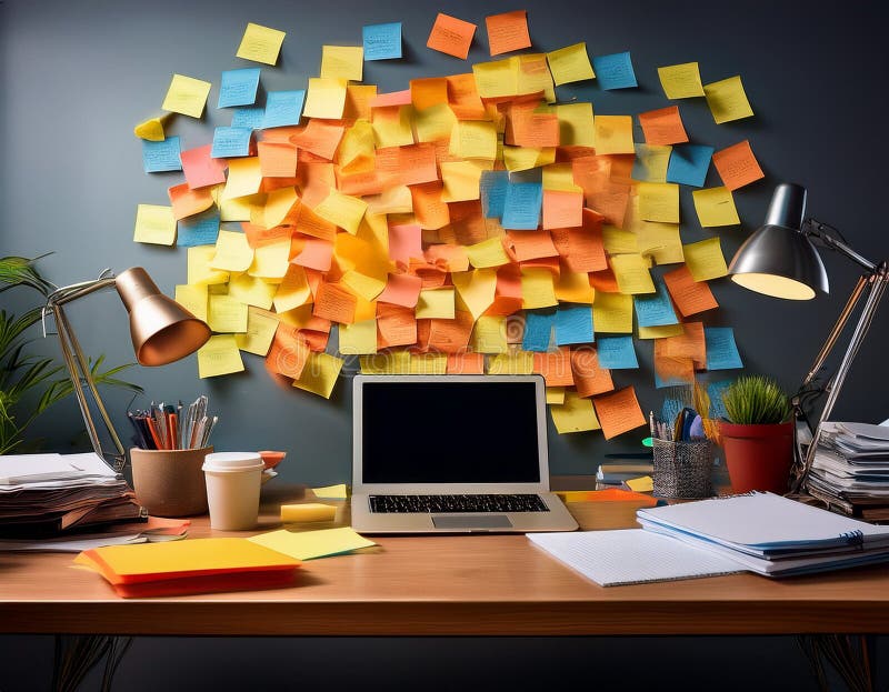 Unfinished Sticky Notes Stock Illustrations – 11 Unfinished Sticky ...