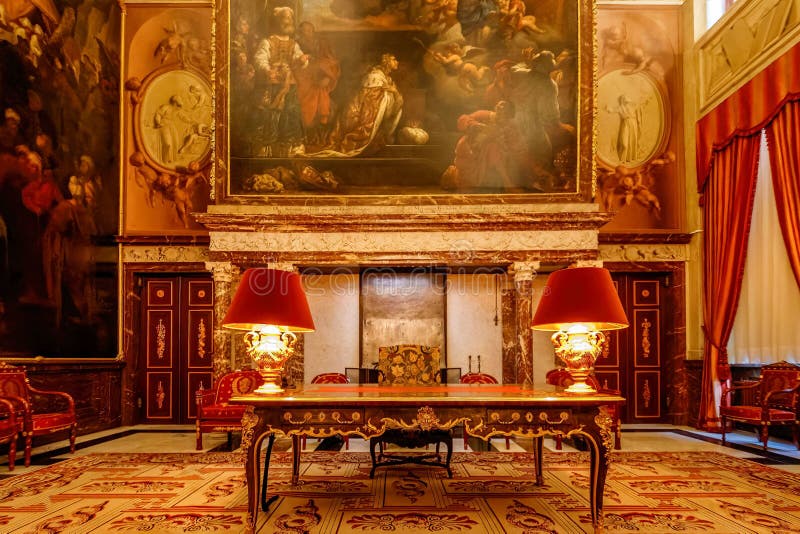 Desk of the King in the Royal Palace Editorial Photo - Image of design ...