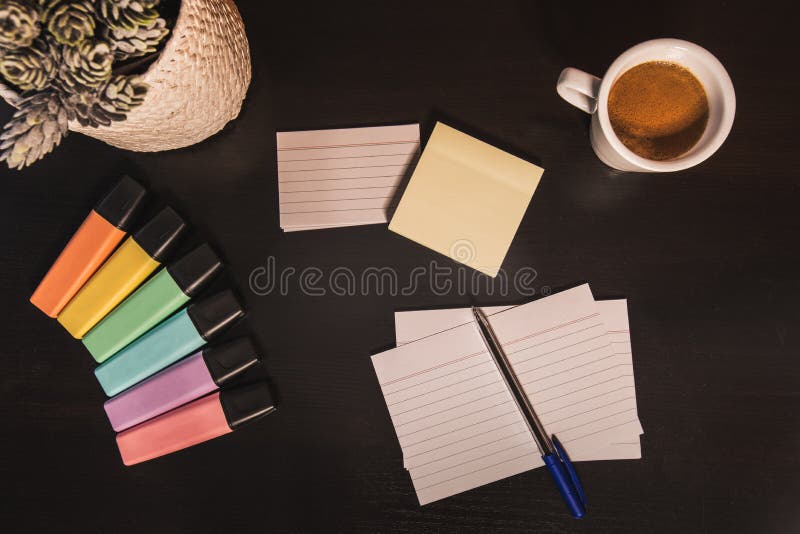 Office Table with Whiteboard Stock Photo - Image of room, armchair ...