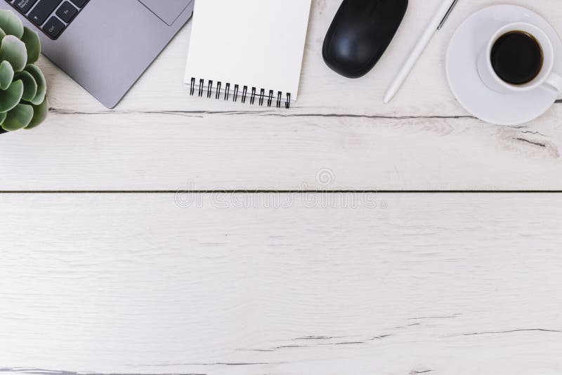 Desk Office with Objects. High Quality Photo Stock Photo - Image of ...