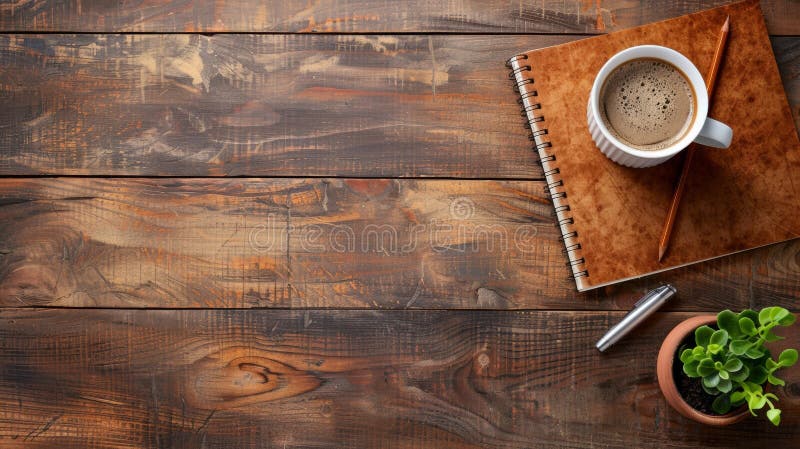 Desk Setup Top View Desk with Copy Space Workspace Desk Organization ...