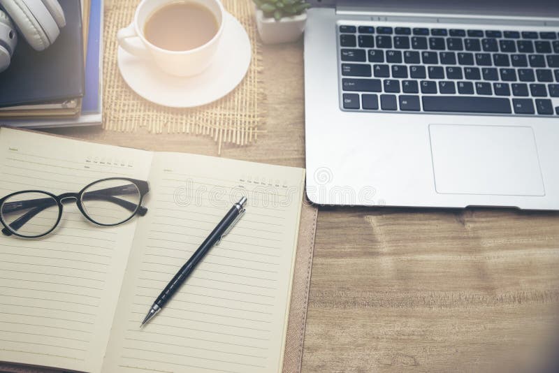 Desk for student concept. stock photo. Image of desk - 190634616
