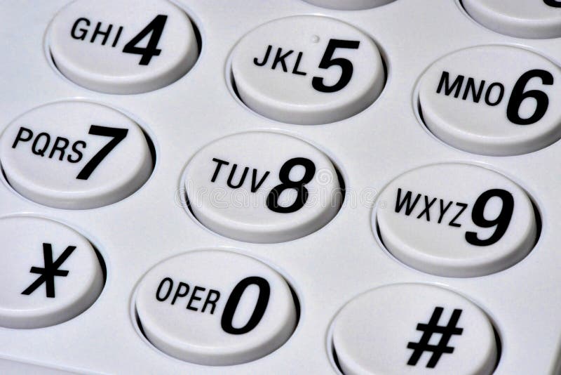 Desk Telephone Key Pad Closeup Stock Image - Image of macro, office ...