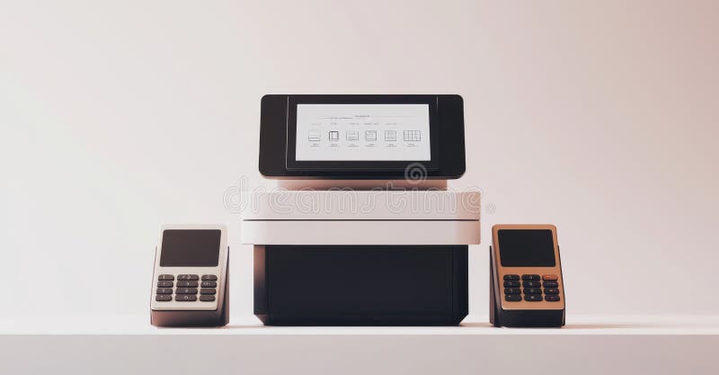 On the Desk, There is Usually a Point-of-sale System or a Cash Register ...