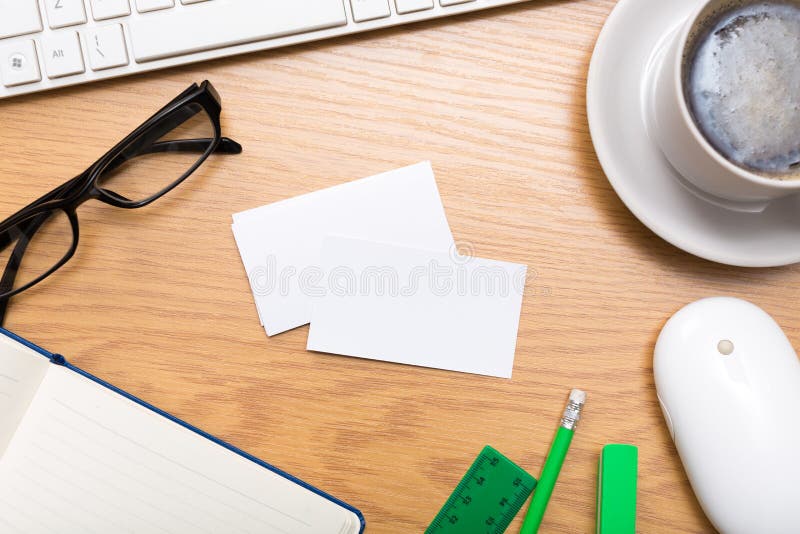 Desk editorial image. Image of white, desk, card, computer - 117966330