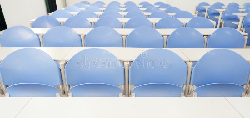 Desks and Chairs in a Modern Training Room Stock Photo - Image of seat ...