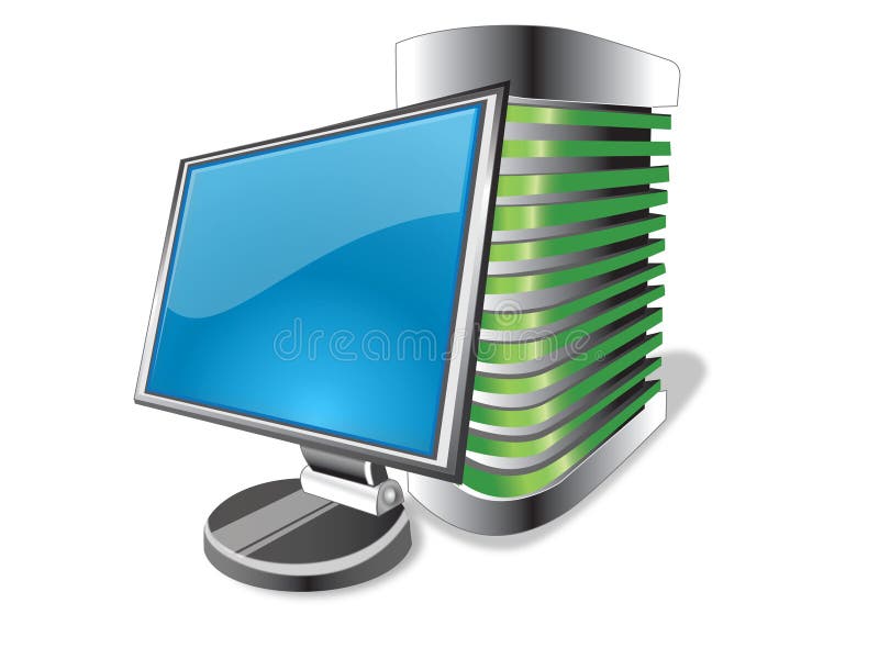 Recycling computers stock vector. Illustration of recycling - 26605302