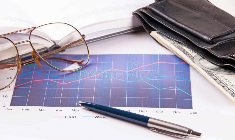 Desktop of the accountant stock image. Image of subjects - 26217985