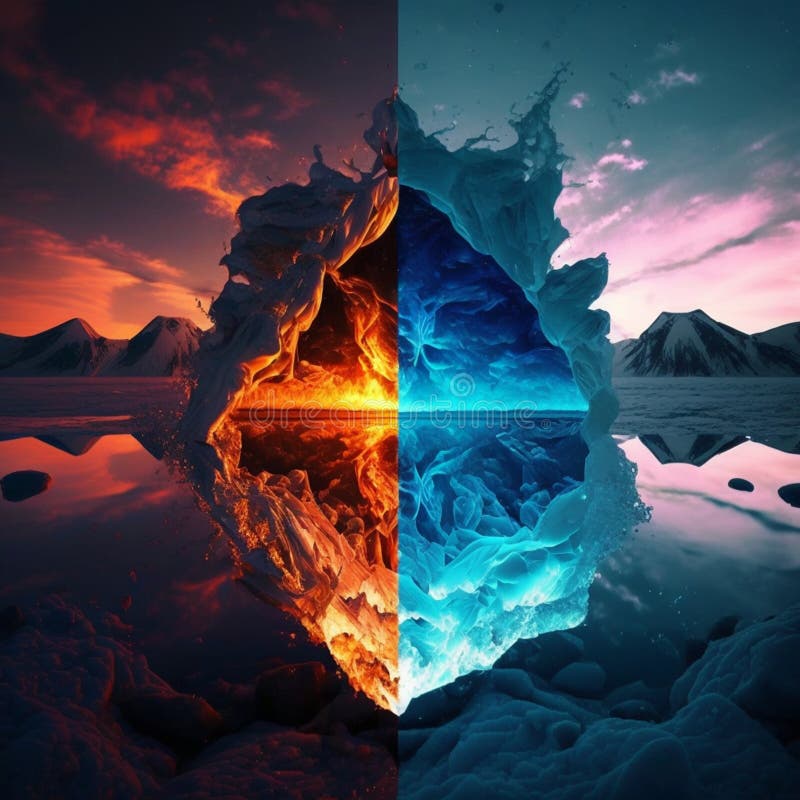 Ice Duality Stock Illustrations – 38 Ice Duality Stock Illustrations ...