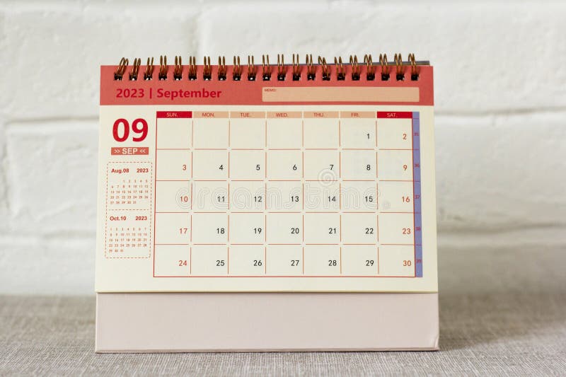 Desktop Calendar for September 2023. Desktop Calendar for Time Planning ...