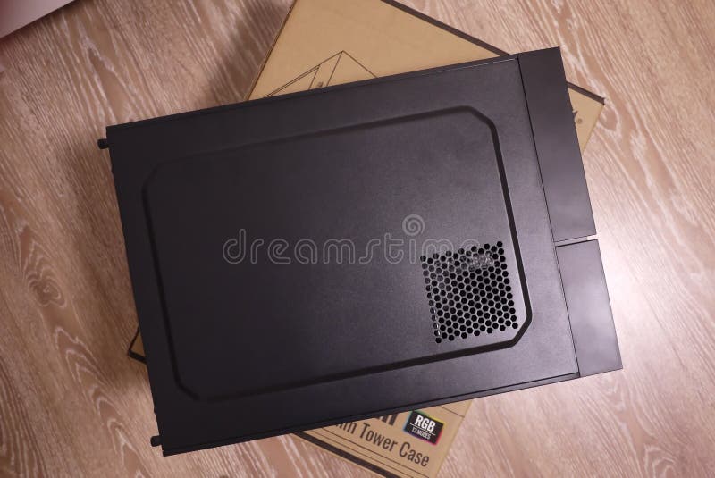 Desktop Case for Personal Computer Stock Image - Image of office ...