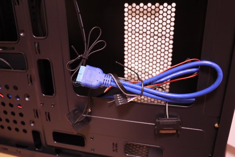 Desktop Case for Personal Computer Stock Photo - Image of multimedia ...