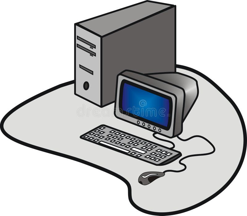 Computer system stock illustration. Illustration of technology - 442421