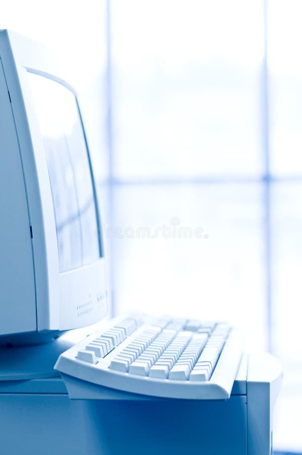 Desktop computer stock image. Image of monitor, peripheral - 4902091