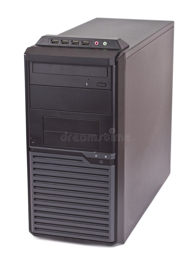 Desktop Computer As Used in Office Installations Stock Image - Image of ...
