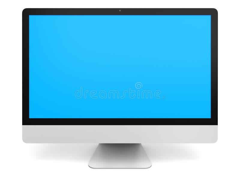 Desktop computer stock vector. Illustration of business - 6450466