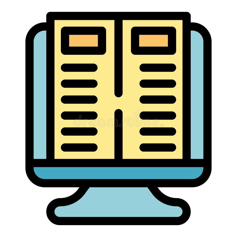 Desktop Computer Displaying Online Newspaper for Digital News ...