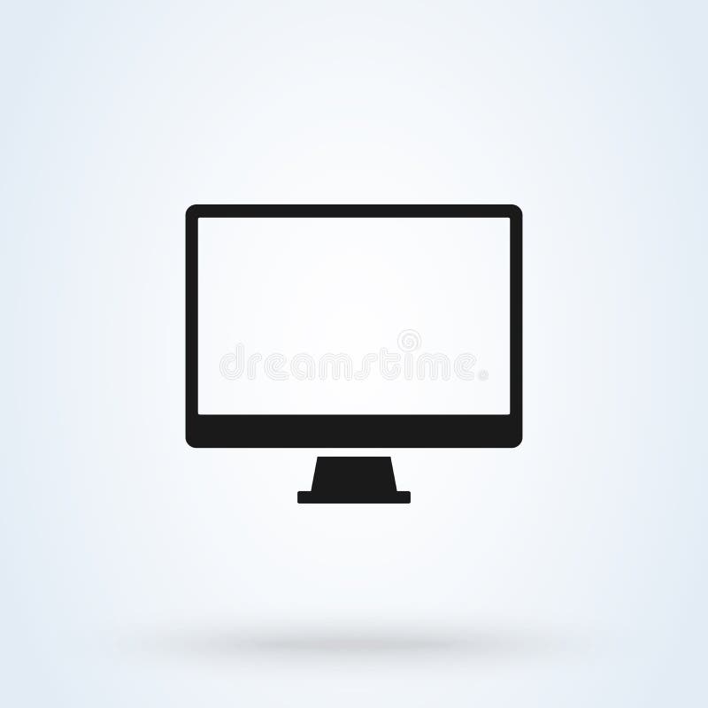 Personal Computer Laptop Isolated Flat Icon Stock Vector - Illustration ...