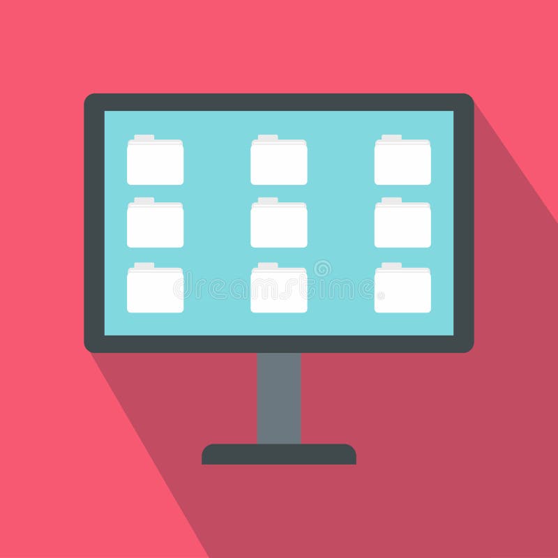 Desktop Computer Folders Icon Stock Illustrations – 619 Desktop ...
