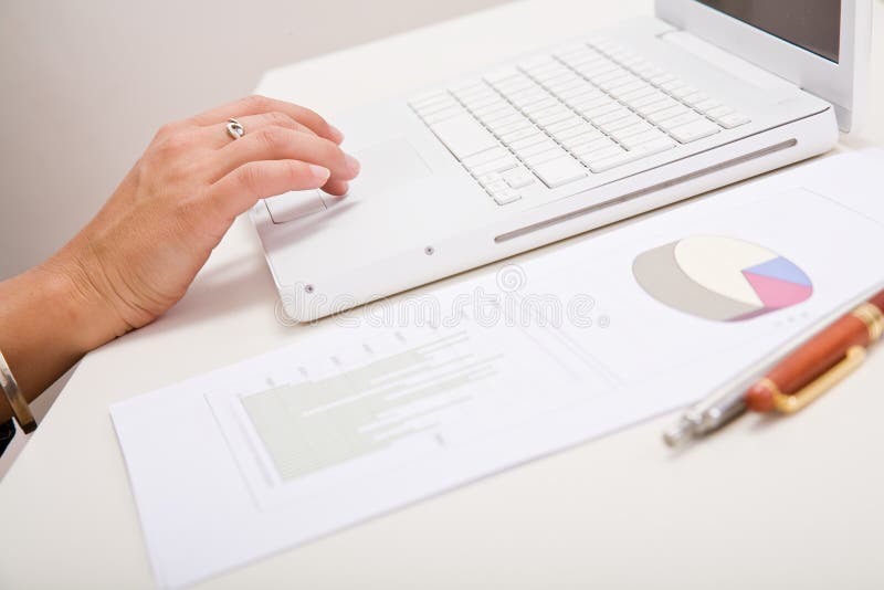 Desktop, computer, hand stock image. Image of press, touch - 9934165