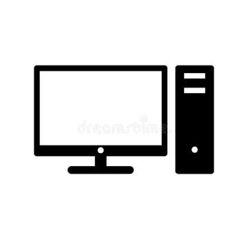 Desktop Computer Icon Stock Illustrations – 120,406 Desktop Computer ...