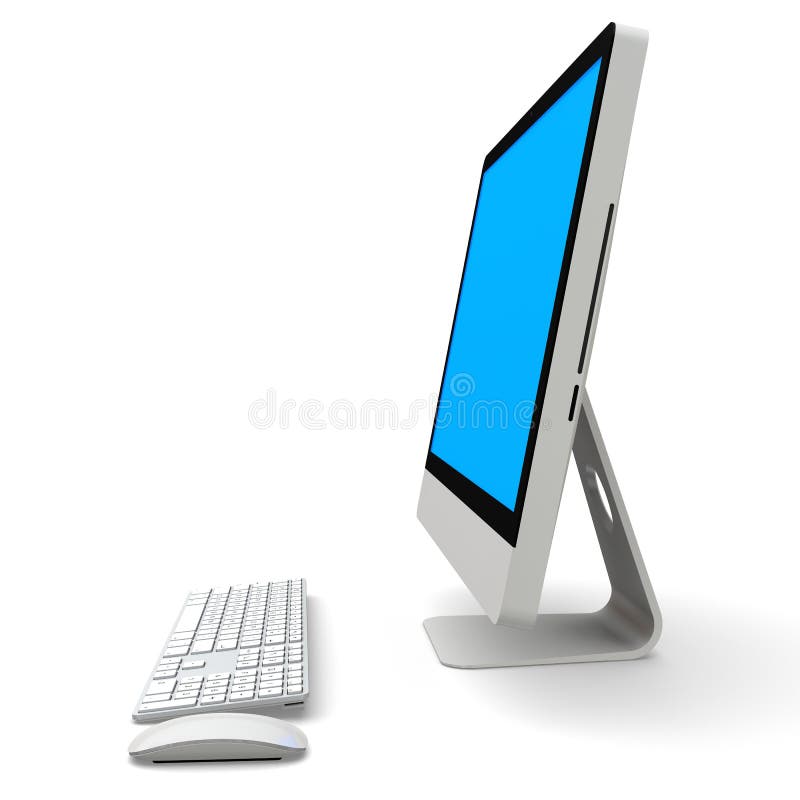 Dead computer stock vector. Illustration of character - 17376192