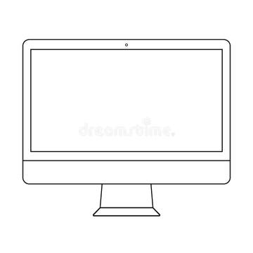 Computer Outline Stock Illustrations – 567,081 Computer Outline Stock ...