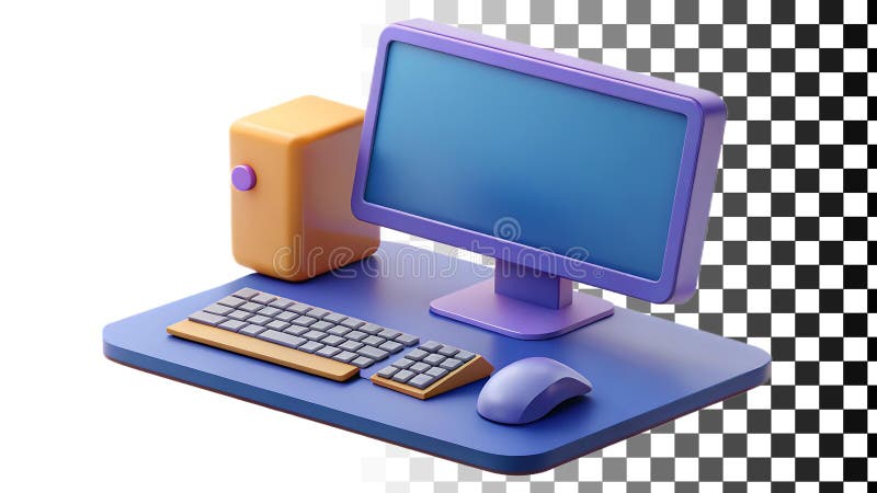 Desktop Computer, Pc, Workstation, Office Computer, Tech Device Icon ...
