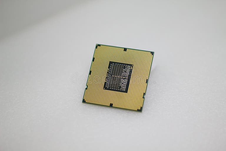 Desktop Computer Processor, New Generation Cpu Close-up Stock Image ...