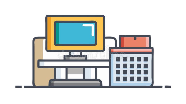 Desktop Computer and Server Rack Setup, Vector Design Generative AI ...