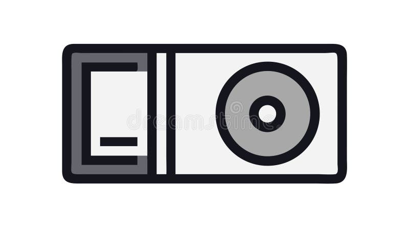 Desktop Computer Tower CPU System Icon, Vector Design Generative AI ...