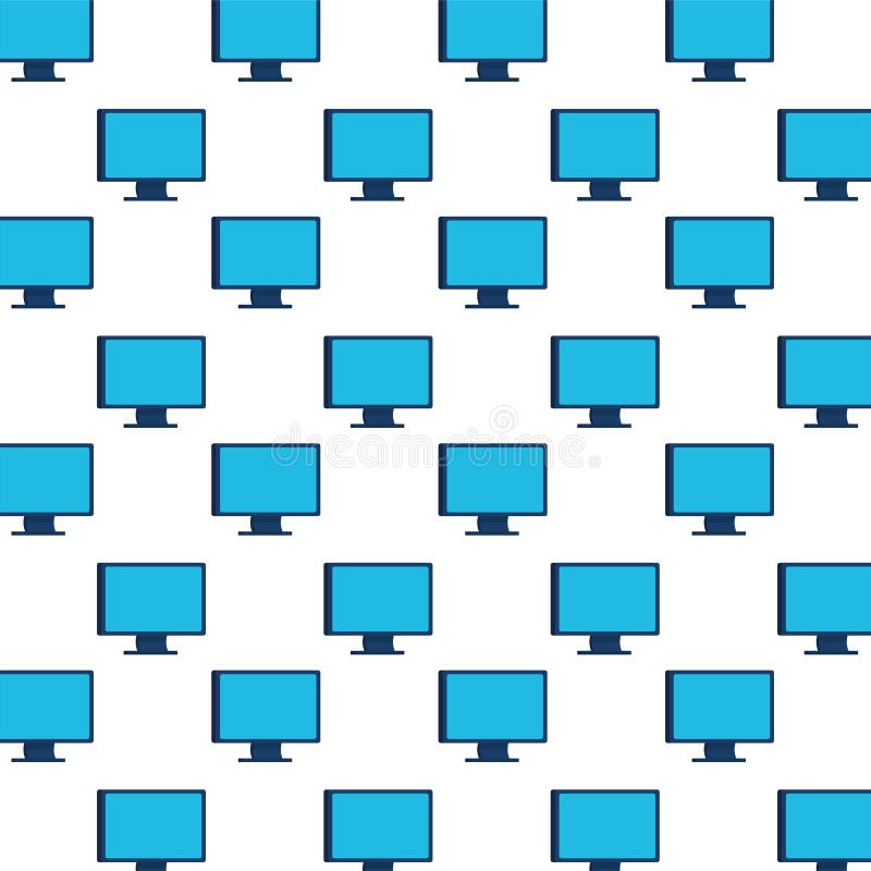 Two Desktop Monitors Isolated on Transparent Background. Two Widescreen ...