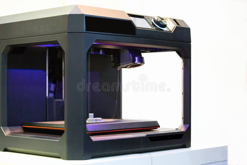 A Desktop 3d Printer in the Laboratory Stock Photo - Image of ...