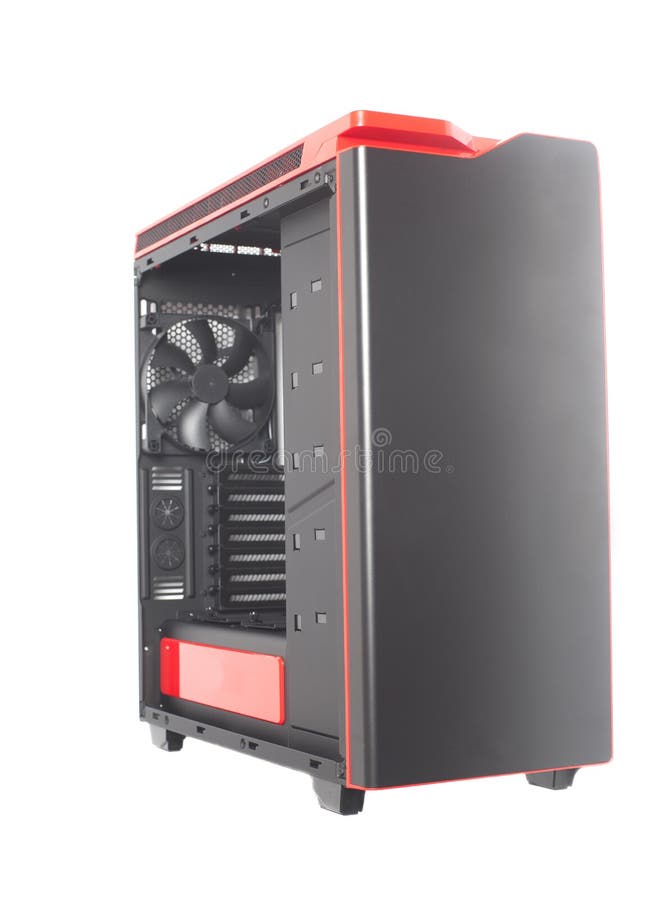 Desktop Empty Computer Case Stock Image - Image of disc, broken: 111127977