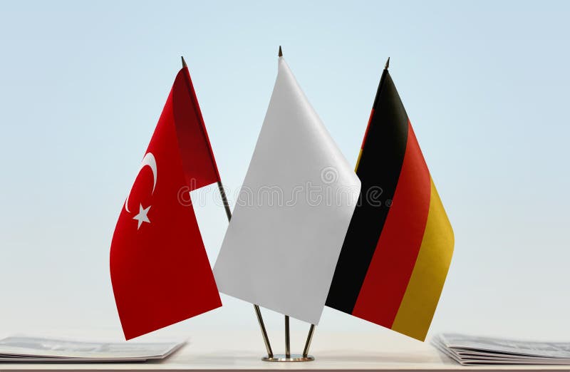 Flags of Turkey and Germany Stock Photo - Image of germany, friendship ...